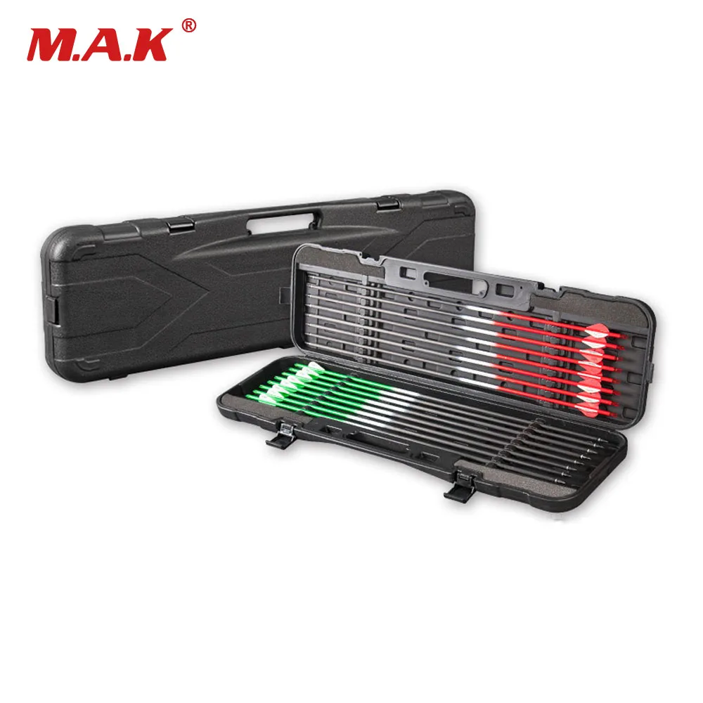 Arrow Box 22.5x88.5x8 cm PP Hard Shell Box Hold 16 Pcs Arrow Accessory ...