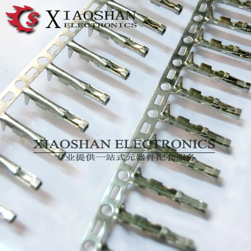 100pcs/2.54 Dupont Line Terminals reed Connector Female Terminals ...