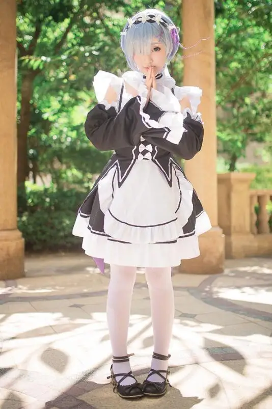 Re Zero Kara Hajimeru Isekai Seikatsu Ramu RAM Remu REM Maid Apron ...