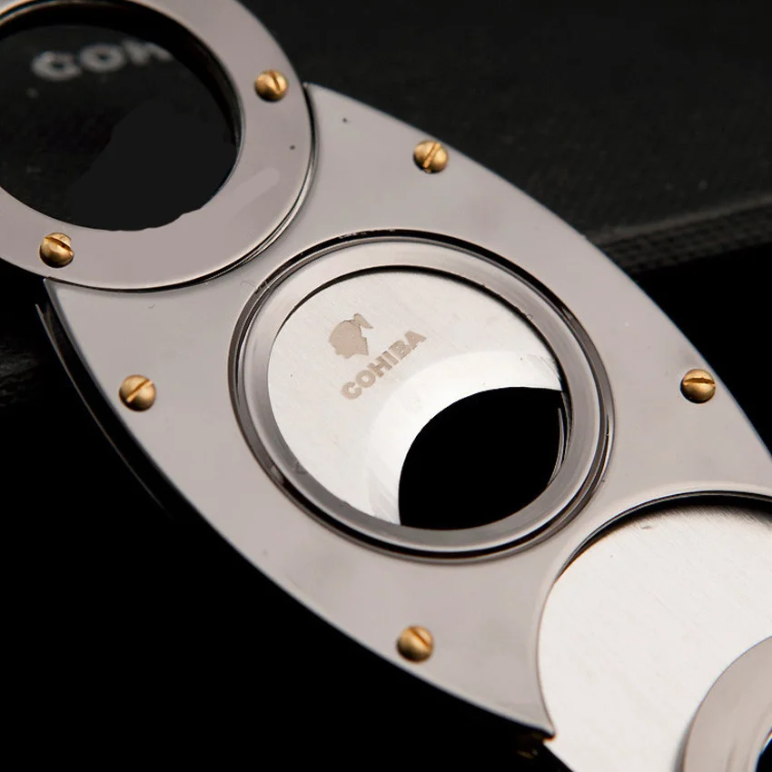 Double Blades Cigar Punch Cutter Stainless Steel Pocket Zigarre ...
