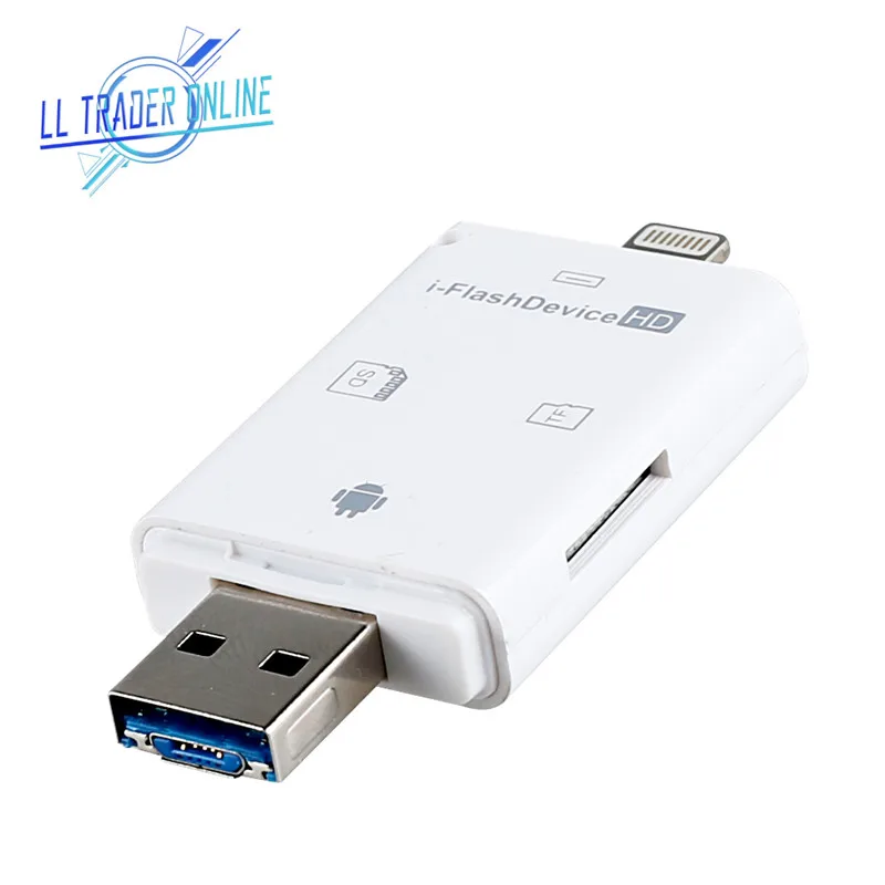 Micro SD Memory Card Reader USB 2.0 Adapter For iPhone 8/Andriod/PC ...