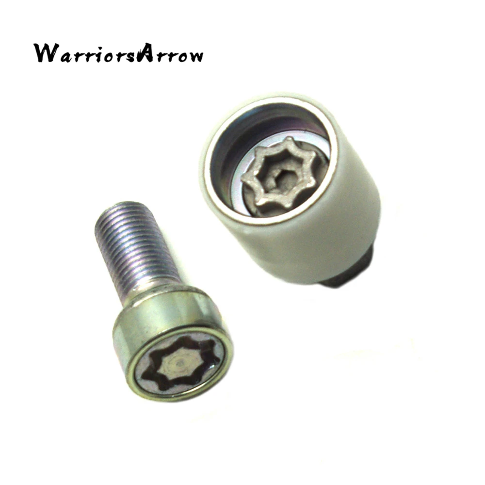 WarriorsArrow x2 Wheel Lock Anti Theft Screw Lug Bolt & Key Tool Code ...