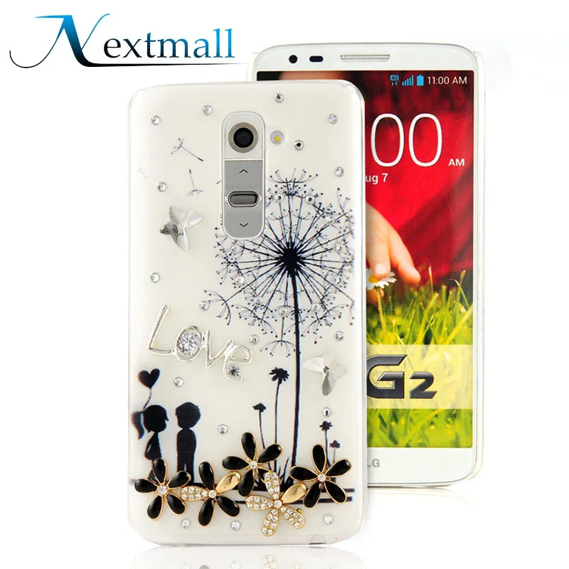 Nextmall Rhinestone Case for LG G2 Luxury Glitter Crystal Diamond Ultra ...