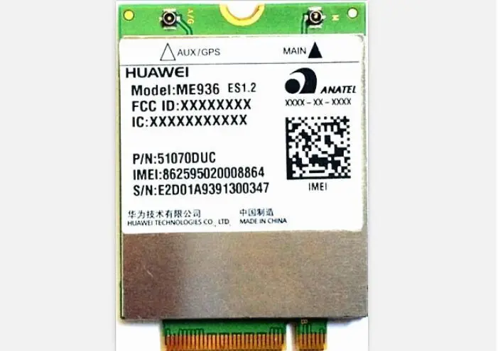 Wireless Adapter Card For Huawei Me936 4g Lte Modules Wcdma/hsdpa/hsupa ...