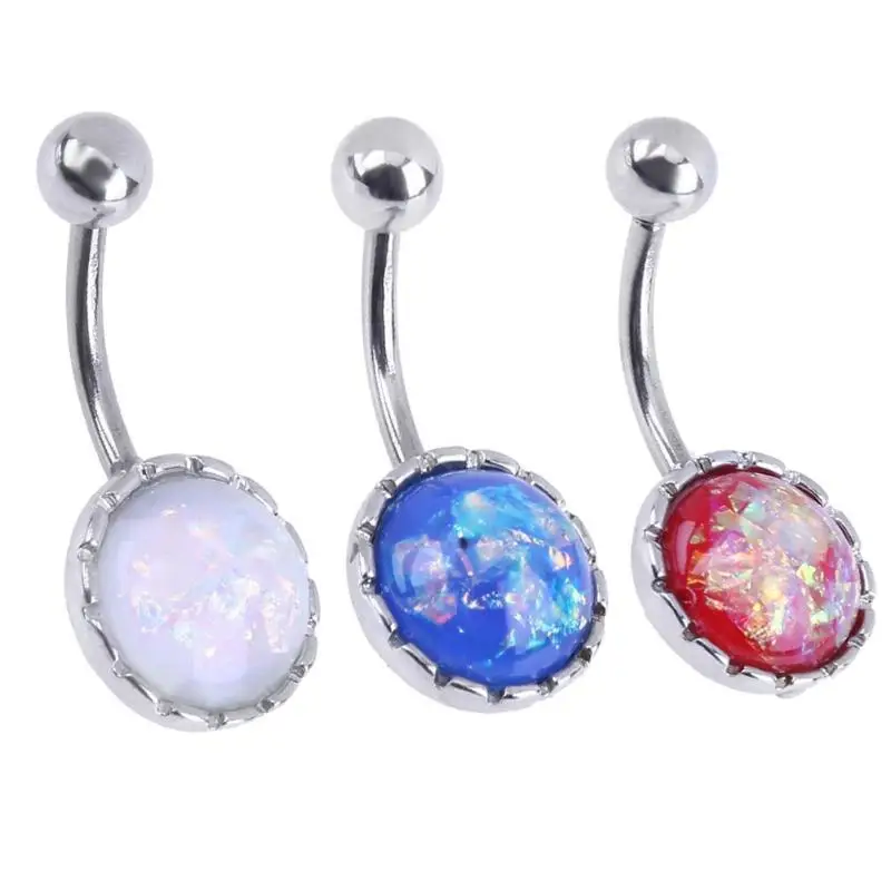 1pc Stainless Steel Belly Button Rings Navel Piercing Navel Earring Gold Belly Piercing Sex Body