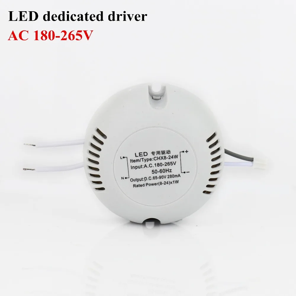 Led Driver 8W/10W/12W/14W/16W/18W/20W/24W High efficiency 280mA 8 24*1W ...