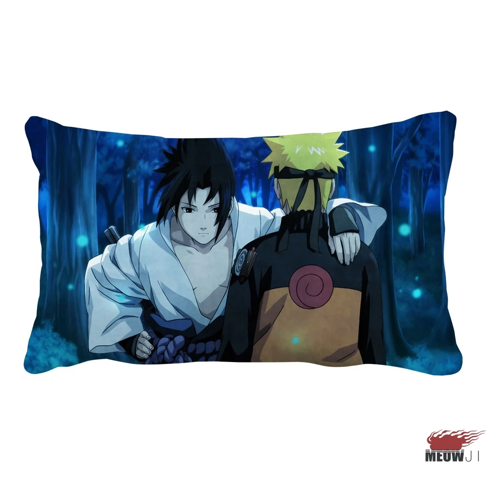 Uchiha Sasuke Naruto Japanese Anime Multi Size Throw Pillow Case Free Shipping In Pillow Case