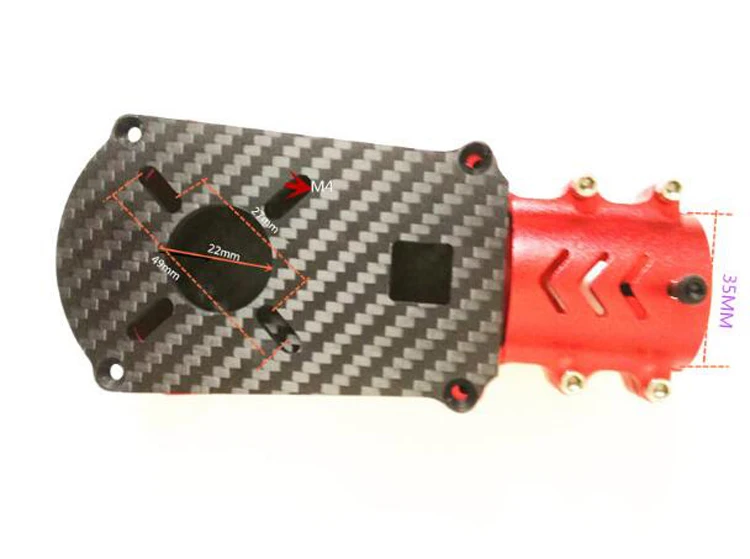 1PCS 35mm Tube Arm Motor Bracket Holder Mount Seat Engine Base for ...