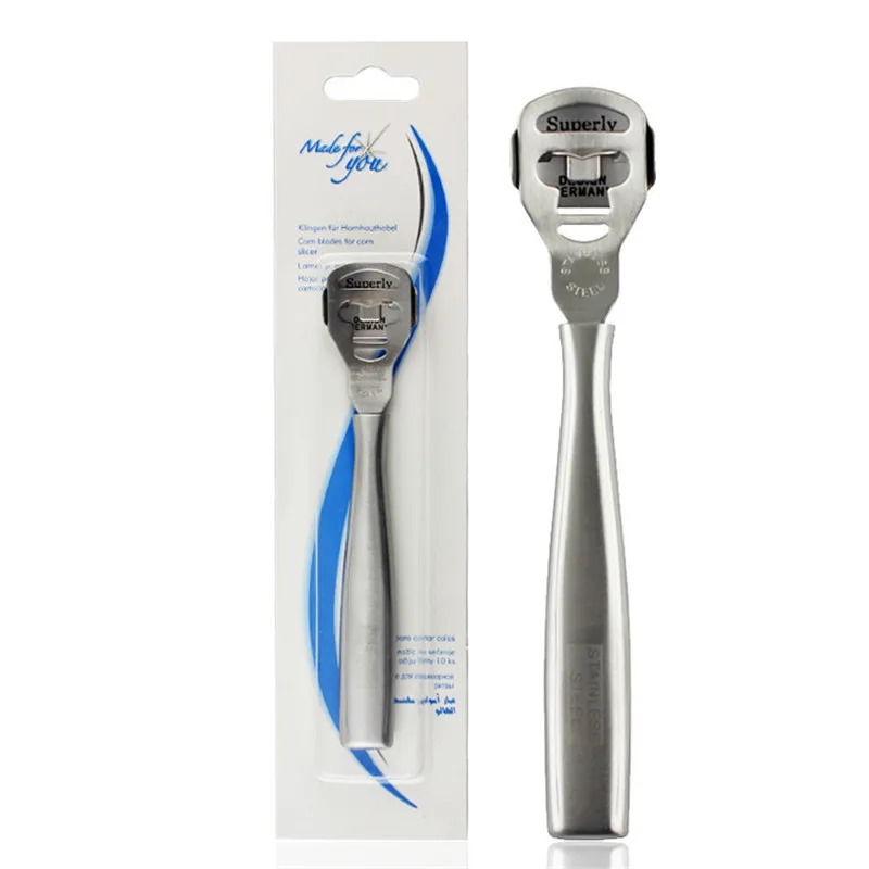 Manicure-Stainless-Steel-Pedicure-Scraper-Foot-Rasp-Shave-Planer-Knife ...