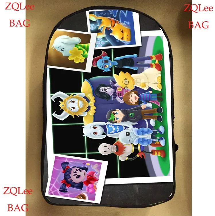 13inch game undertale backpack double layer for boy girl children pre k ...