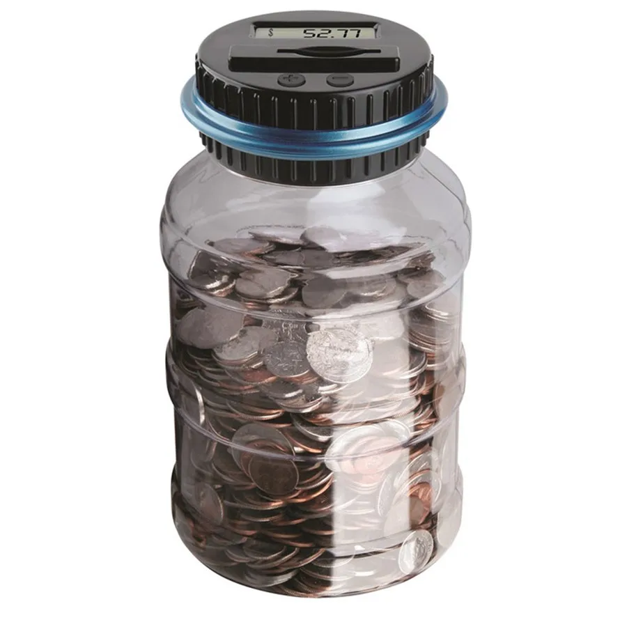 LCD Display Money Box Electronic Digital Counting Coin Bank Money ...
