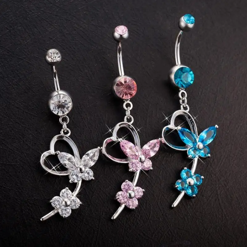 Butterfly Belly Button Rings