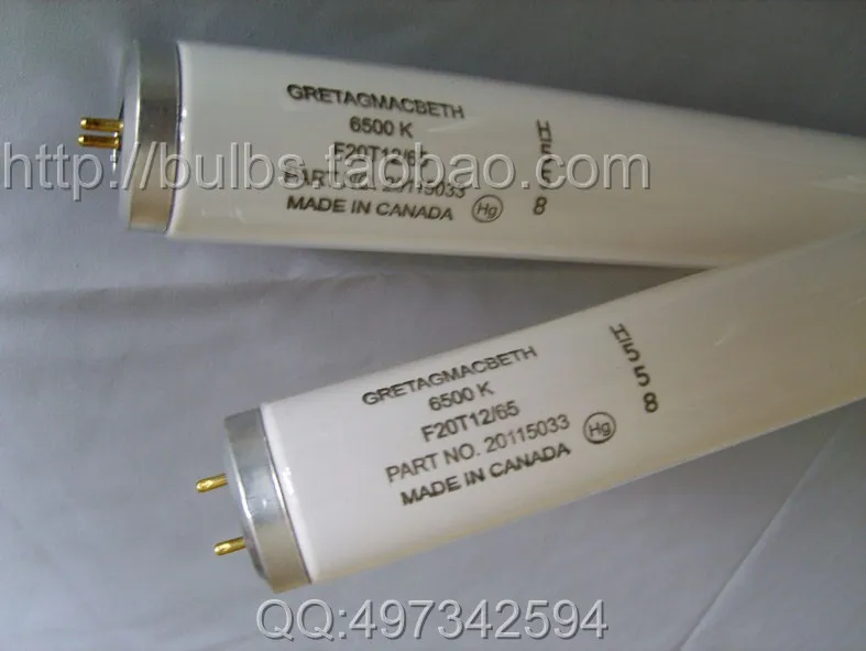 GRETAGMACBETH 6500K F20T12 / 65 D65 D65 standard light bulb