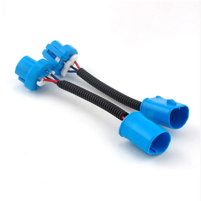 BBQ@FUKA 2pcs 9004 9007 Car Extension Wire Harness Socket Male Female ...