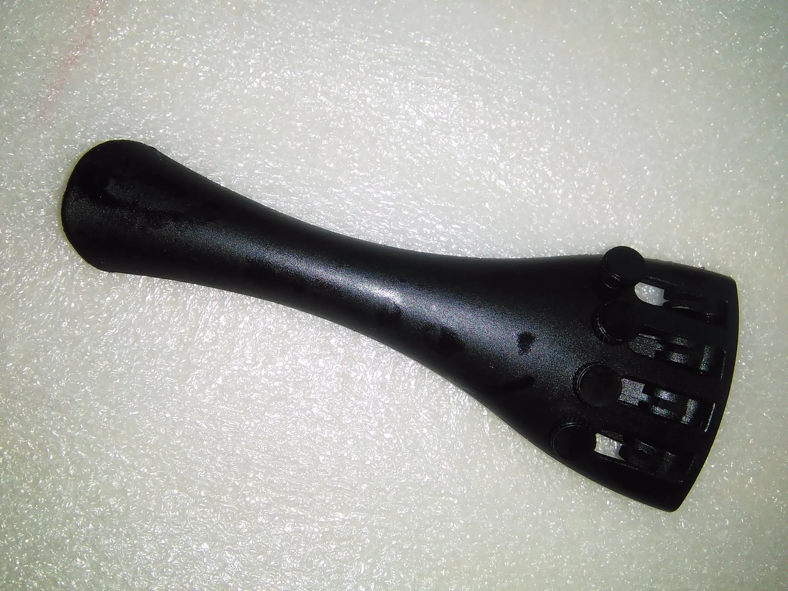 1 PC Carbon Fiber Violin Tail Piece Fiddle Parts with Fine Tuners From ...