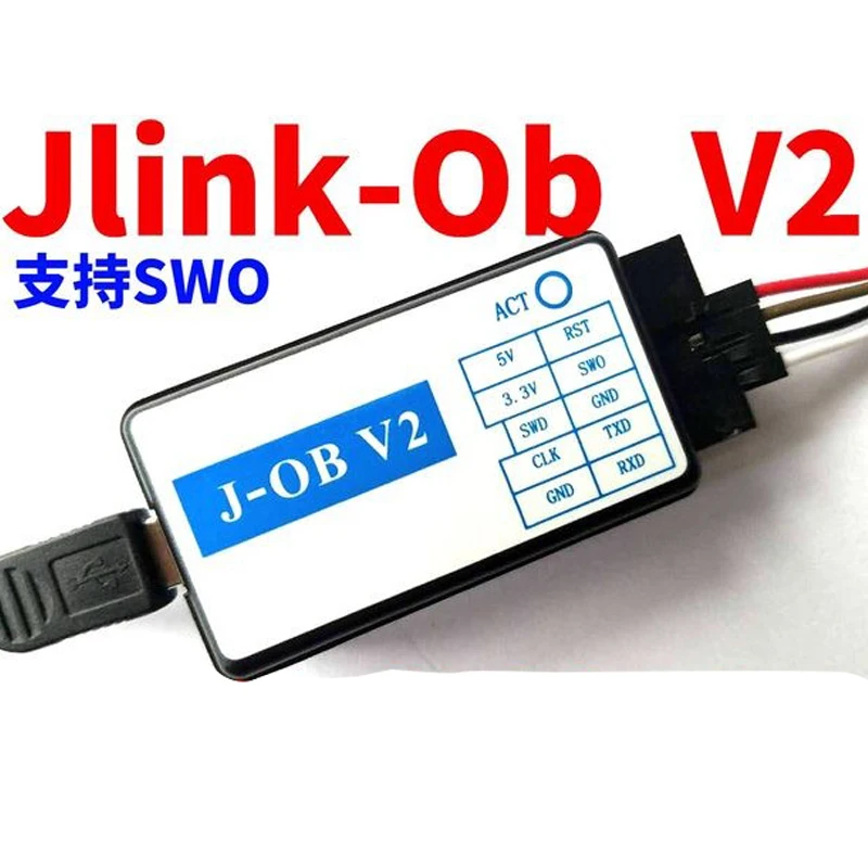 J-OB V2 JLINK OB J-LINK V8 V9 V9.3 STLINK compatible with virtual serial port