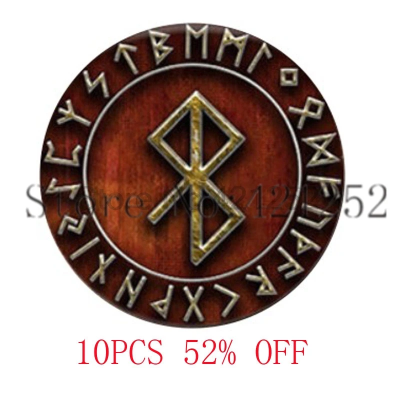 Viking Peace Rune in Runic Circle Necklace keyring bookmark cufflink ...