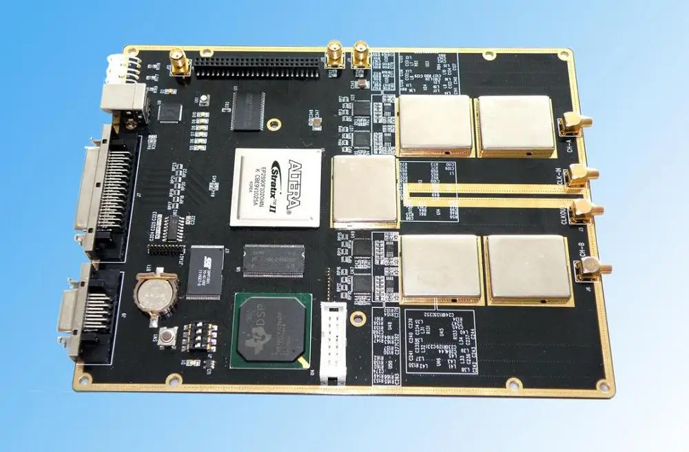 Dual channel integrated baseband processing RF receiver board MSR1842 ...