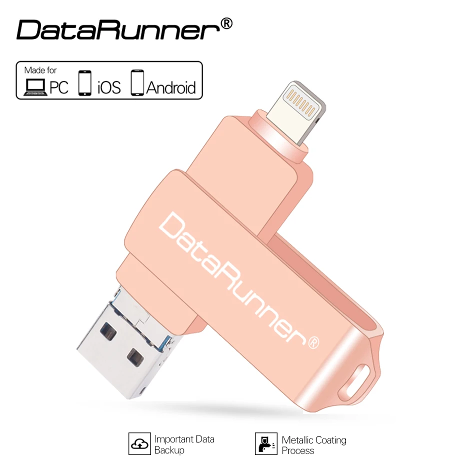 DataRunner OTG USB Flash Drive USB Stick 3.0 Pen Drive for iPhone ...