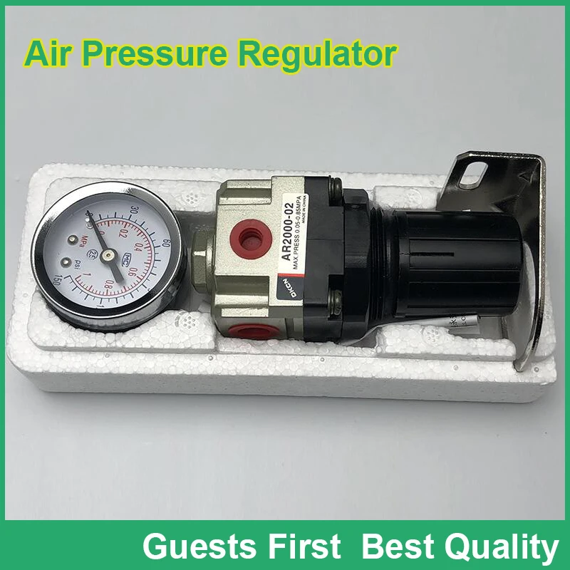 SMC Type Mini Air Pressure Regulator AR2000 02 1/4 inch BSP Air ...