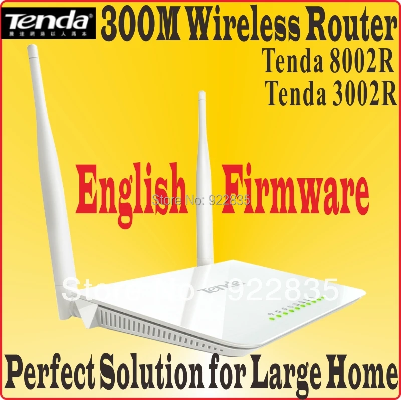 English Firmware W3002r W8002r Tenda 300mbps 300m Wireless Wifi Router ...