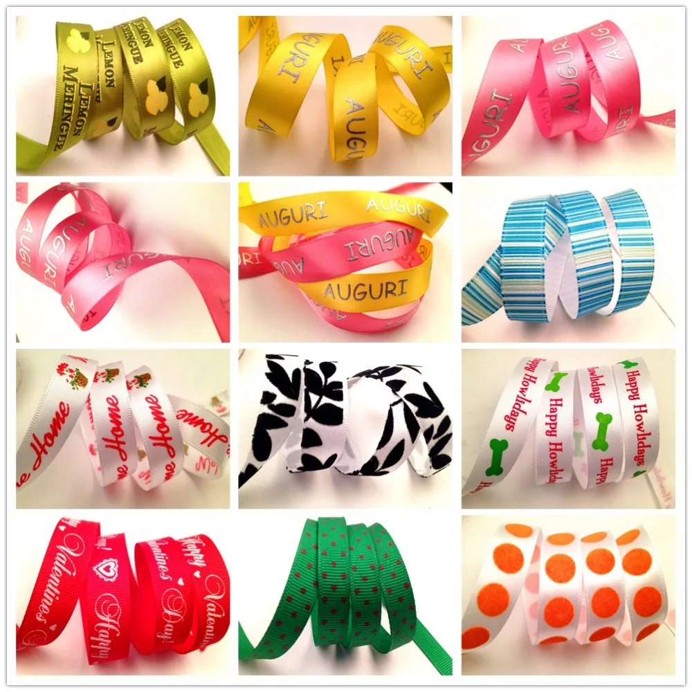 Aliexpress.com : Buy Free Shipping Custom Logo Printed Ribbon Gift ...