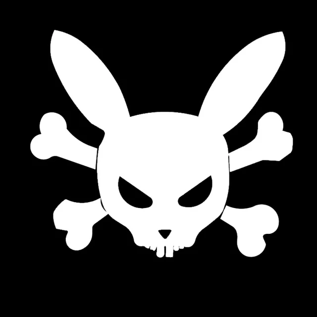 Rabbit Skull And Crossbones