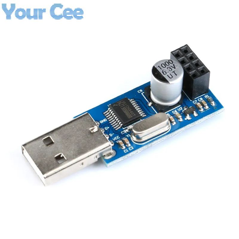 CH340 USB to ESP8266 Serial Port Wireless Wifi Module Developent Board ...