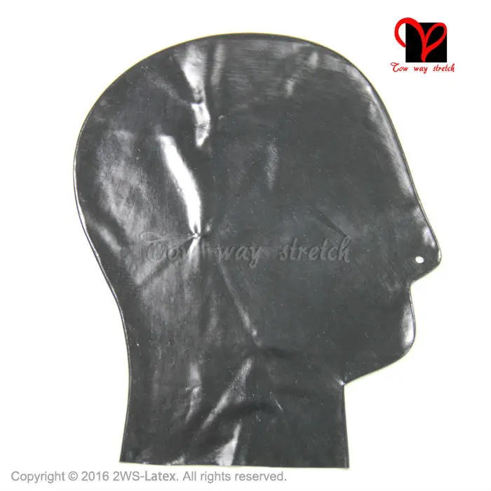 Sexy-Black-Latex-Hoods-Anatomical-Zipper-no-mouth-eyes-Rubber-Masks ...