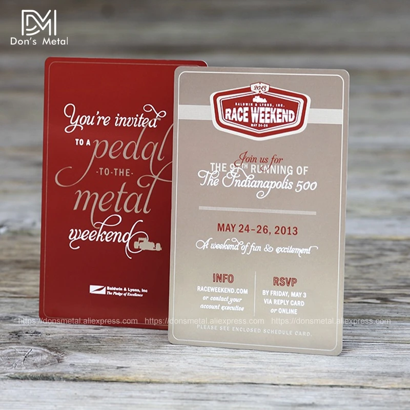 Customized-metal-invitation-letter-wedding-invitation-brand-stainless ...