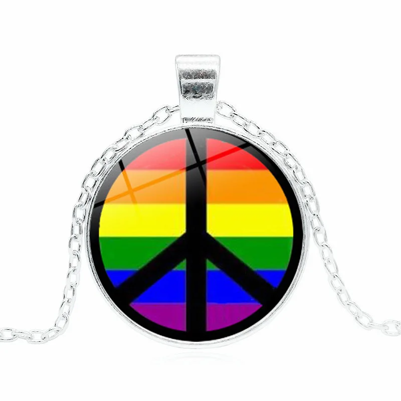 LGBT Gay Pride Chain Pendant Necklace (Various Designs) - Queerks™