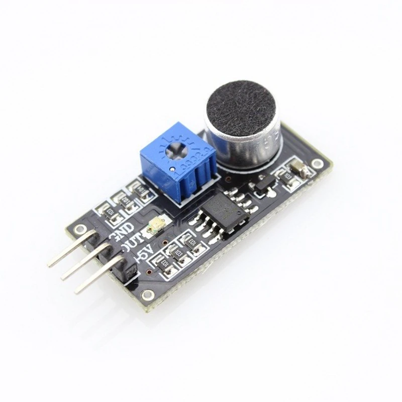 Elecrow Sound Sensor Module 3 Pin Voice Sound Detection Sensor Amplifier Lm393 Electret