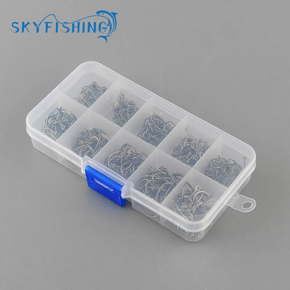 HOT Sale 500Pcs/box Size #3 12 High Carbon Steel Circle Owner Fishing ...