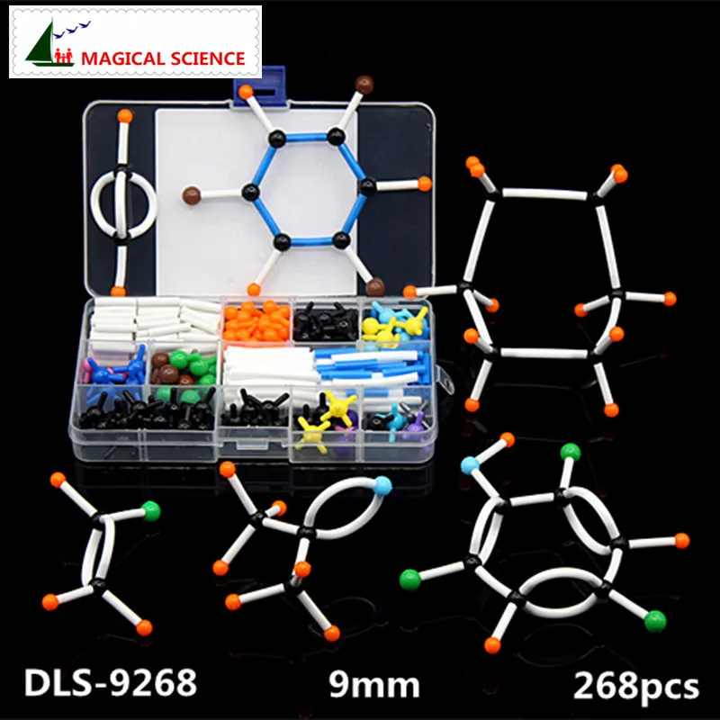 268pcs Molecular Model Set DLS-9268 Organic Chemistry Molecules ...