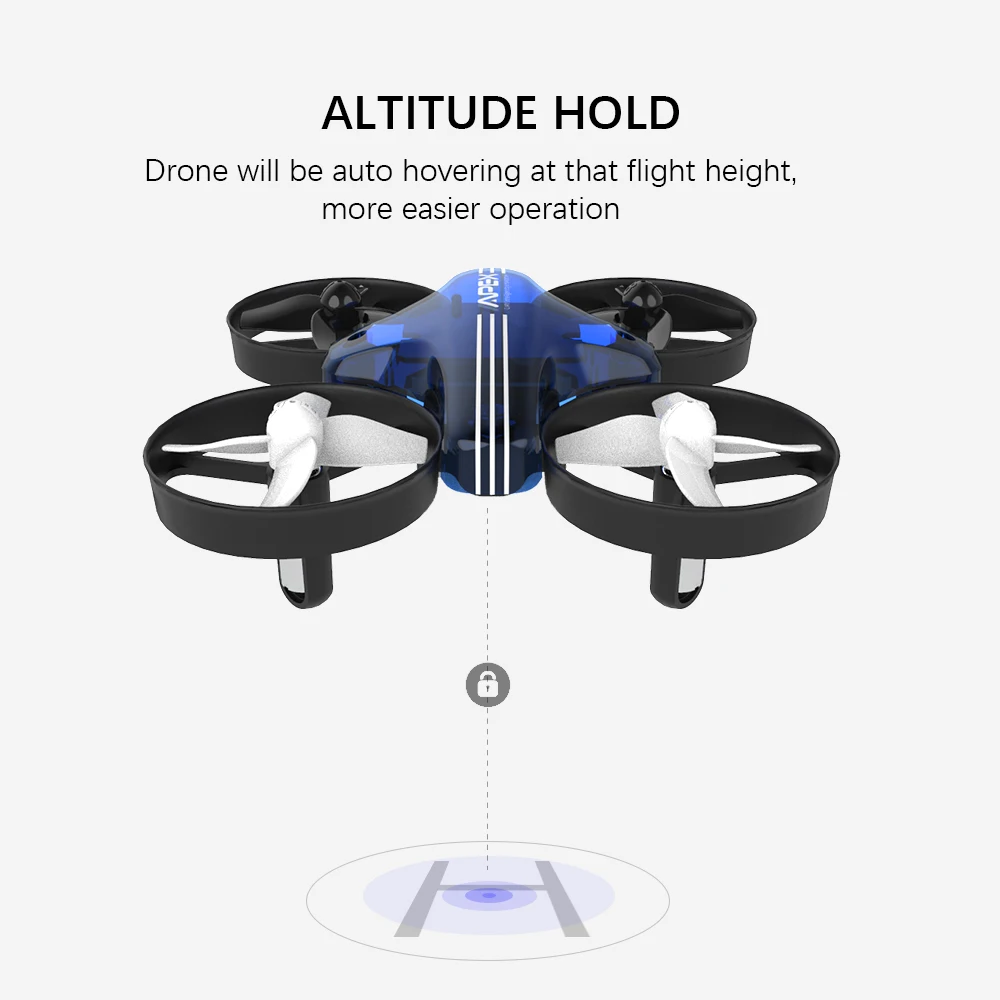 APEX GD-65A Mini Drone Rc Quadcopter Headless Mode with Hold Altitude ...