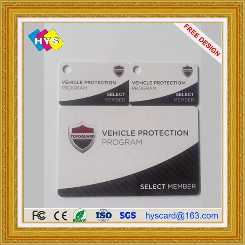 Perforated Pvc Key Card ,blank White Card And Membership Cards Supply ...