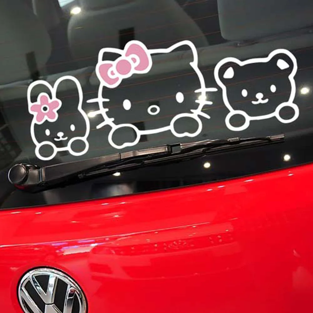 Hello Kitty & Bear Vinyl Decal Paper & Party Supplies Stickers etna.com.pe