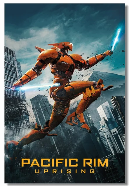 Custom Canvas Wall Decals Pacific Rim Uprising Poster Pacific Rim Wall ...