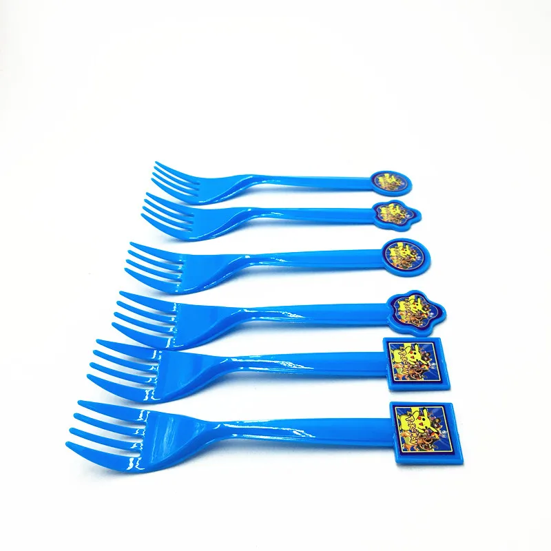 10pcs/lot Pokemon Go Plastic Forks Baby Shower Forks Pokemon Go Forks ...