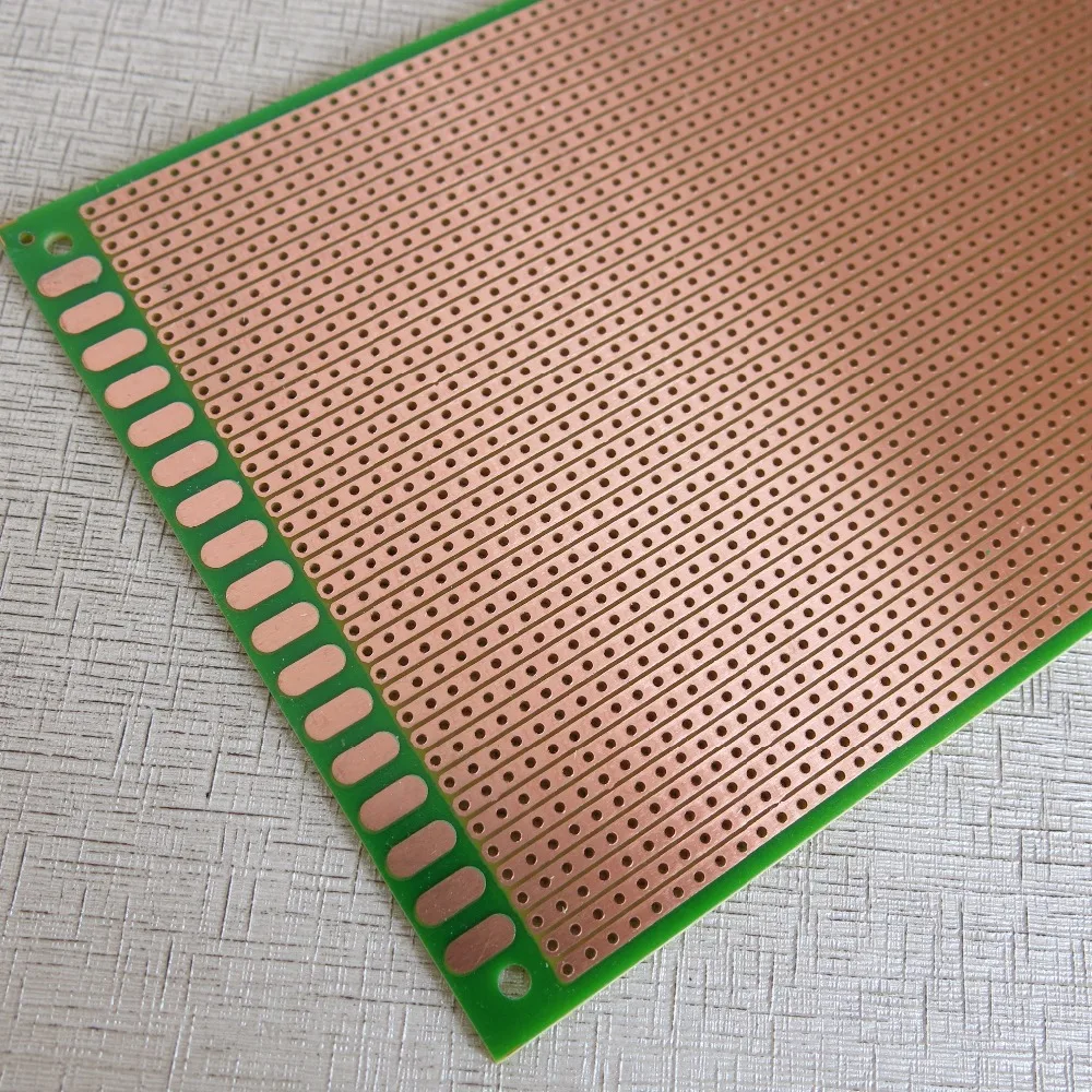 2 pcs/lot Single Side 10x20cm Prototype Stripboard Veroboard vero FR-4 ...
