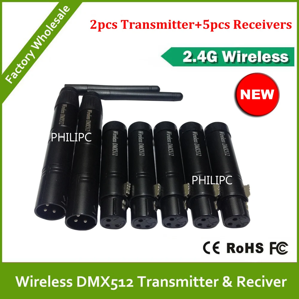 DHL Free Shipping 2.4G Wireless DMX controller transmitter and receiver ...