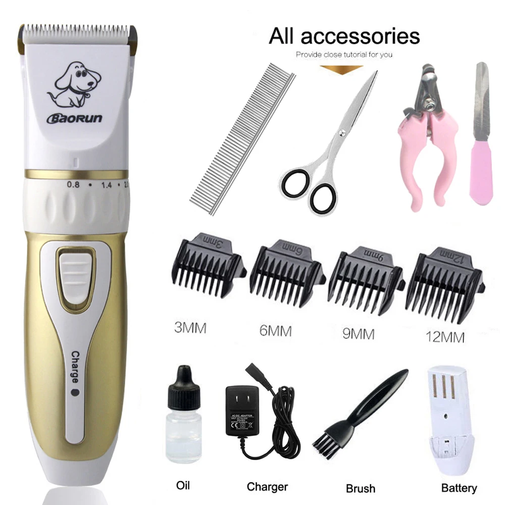 Rechargeable Low Noise Cat Dog Hair Trimmer Electrical Pet Hair Clipper rechargeable-low-noise-cat-dog-hair-trimmer-electrical-pet-hair-clipper