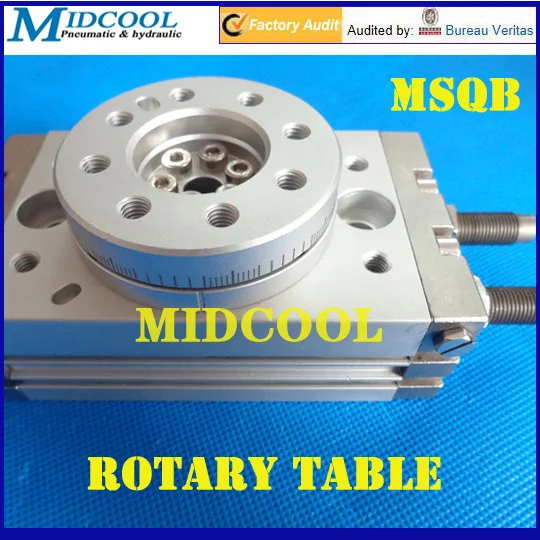 MSQB 200A Air cylinder pneumatic Rotating Table Rotary actuators 180 ...