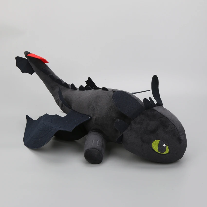 55cm 6pcs/lot Toothless Night Fury Plush Toys How to Train Your Dragon ...