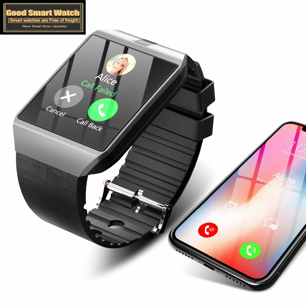 Bluetooth Smart Watch Smartwatch DZ09 Android Phone Call Relogio 2G GSM ...