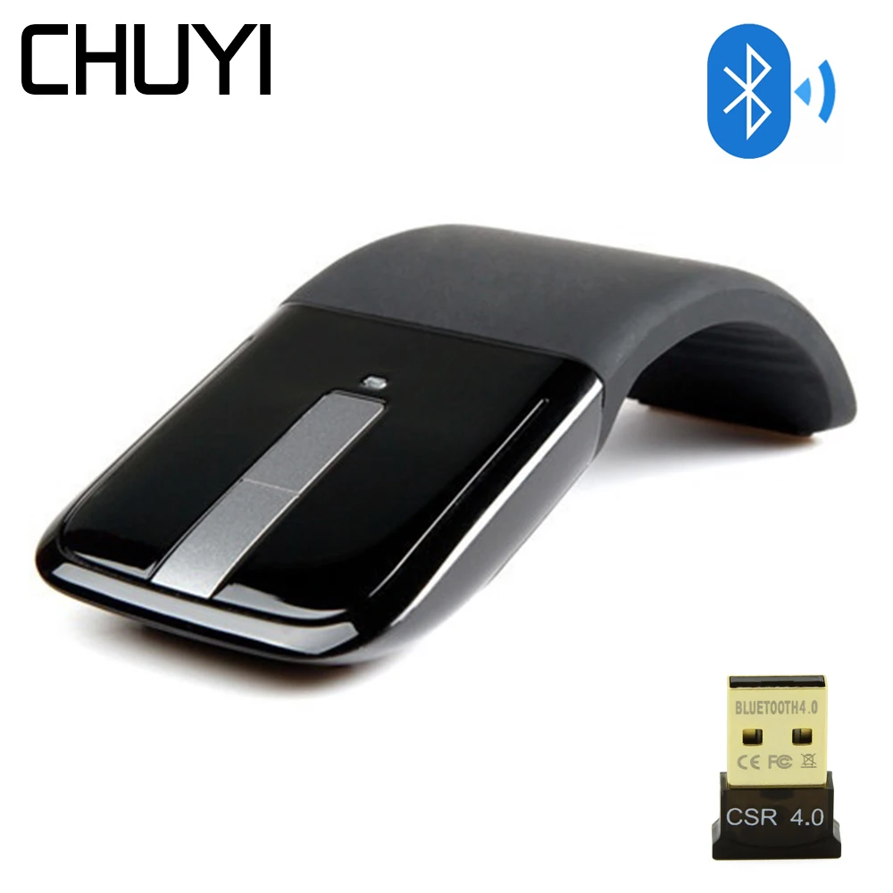 Aliexpress.com : Buy CHUYI Bluetooth Wireless Arc Touch Mouse Ergonomic ...