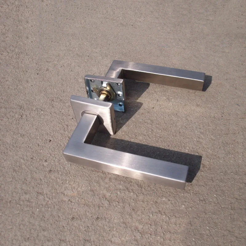 304 Stainless Steel Square Door Push/Pull Handle Entry Hollow Door ...