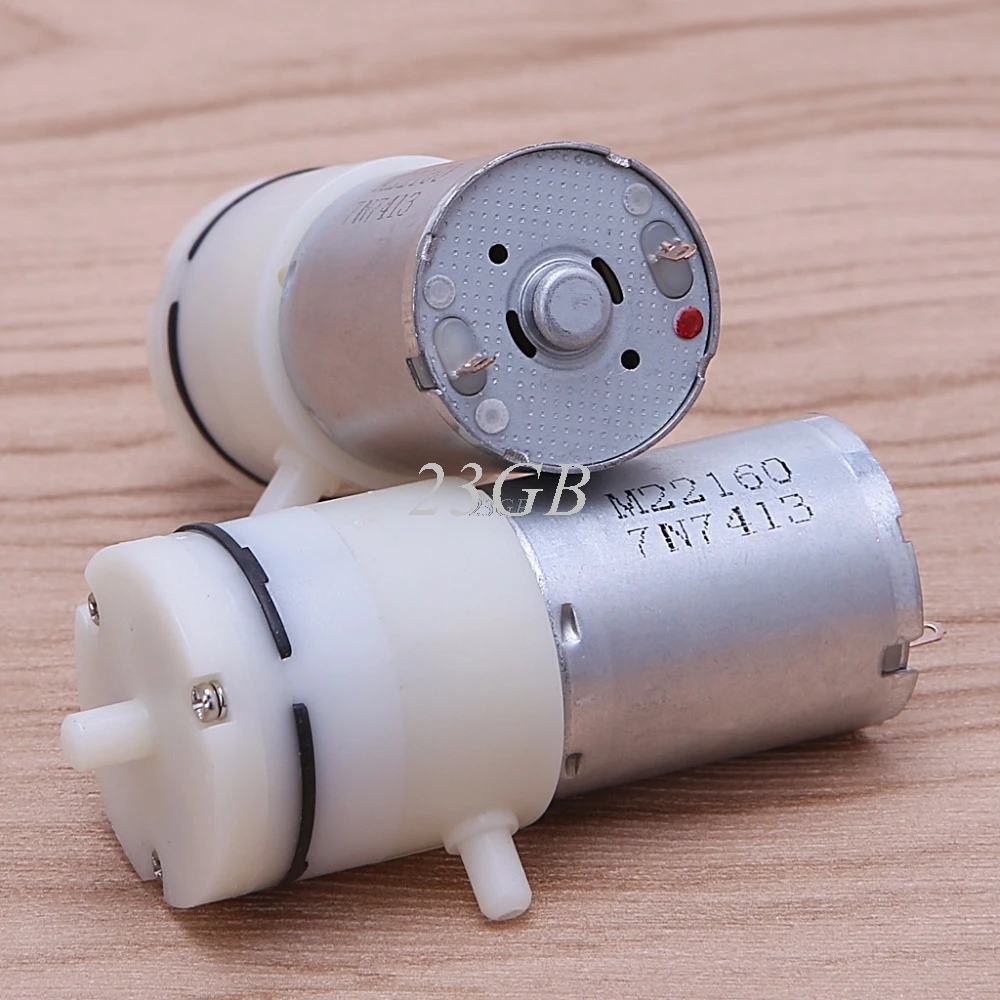 Vacuum Air Pump Motor Micro DC 3V 6V 5V 370 For Aquarium Tank Oxygen Mini 2PCS/SET JUN23_25|pump ...