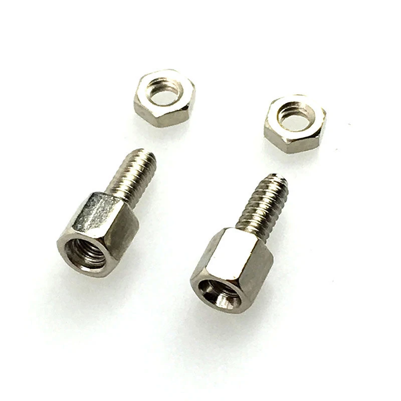 10pcs RS232 Screw DB9 Nut 5+7MM Hex head Spacing Screws with nut for D ...