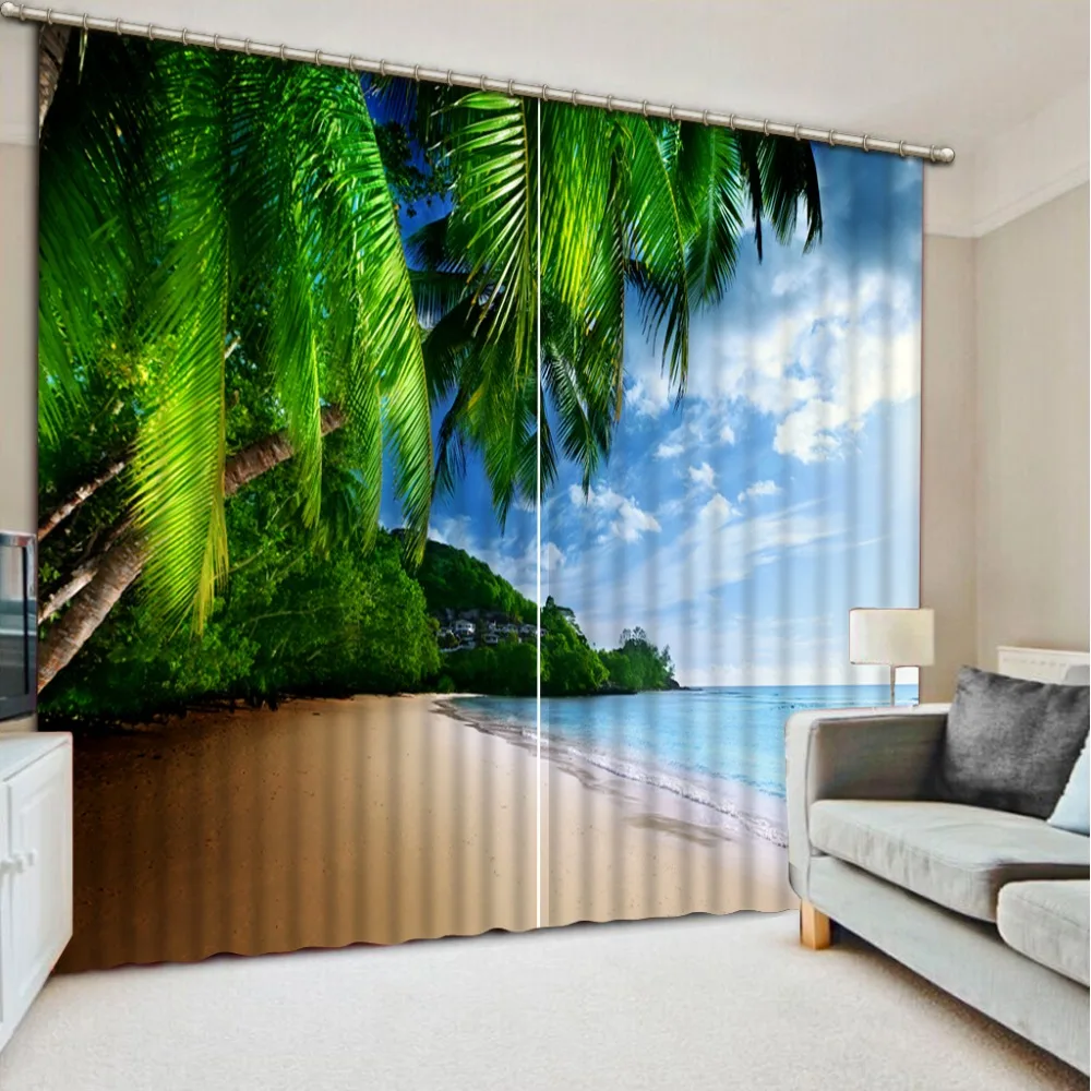 3d curtain 3D Printing Curtains Lifelike HD 3D Visual Enjoyment ...